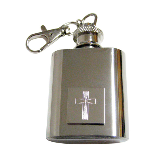 Kiola Designs | Other | Etched Silver Toned Religious Cross Keychain ...